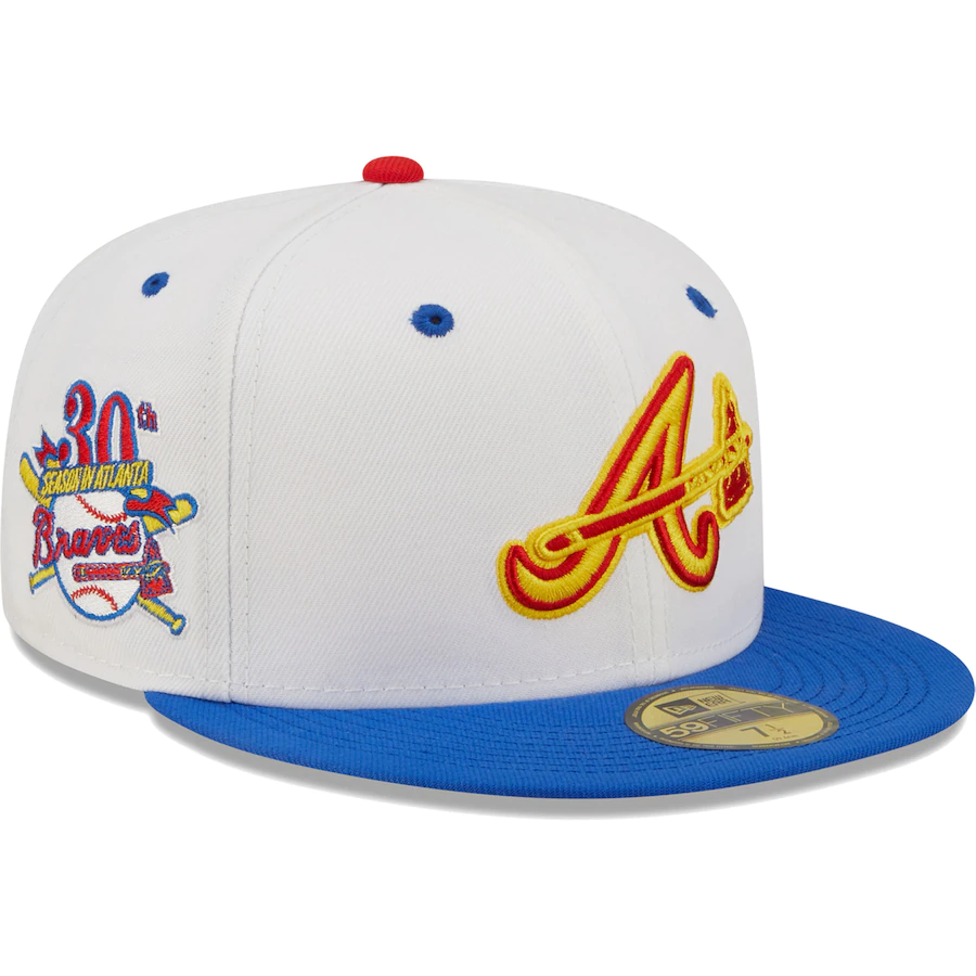 New Era Atlanta Braves 30th Season in Atlanta Cherry Lolli 59FIFTY ...