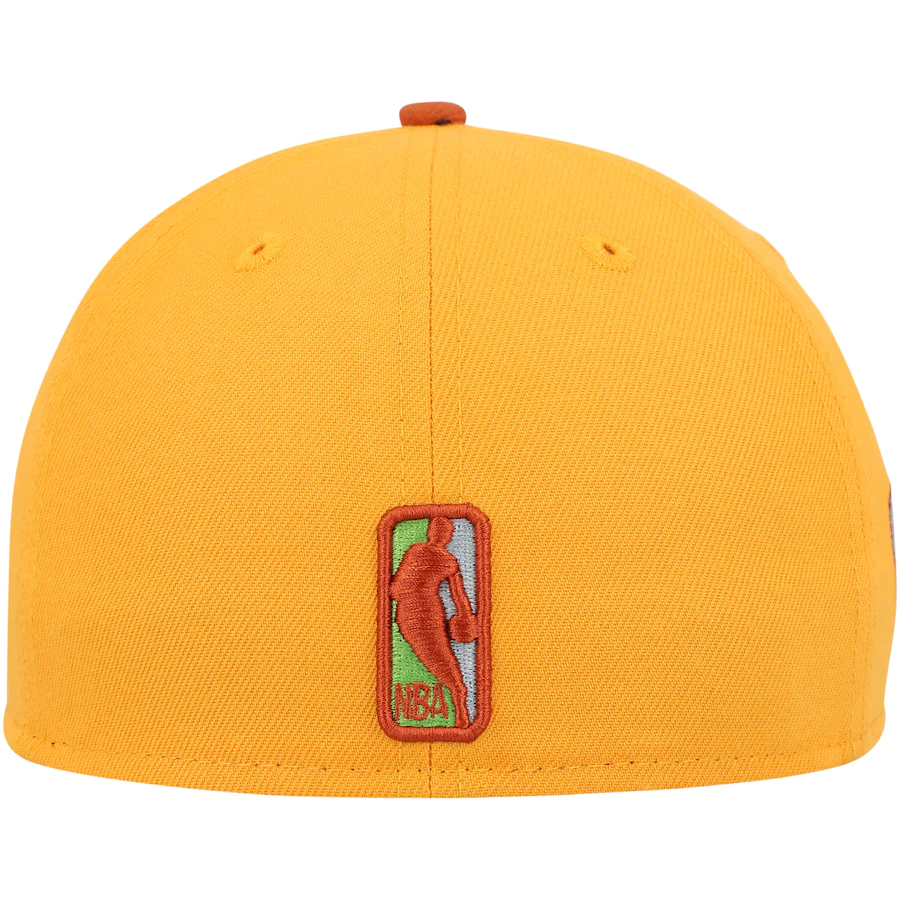 New Era Brooklyn Nets Gold/Rust 2022 59FIFTY Fitted Hat
