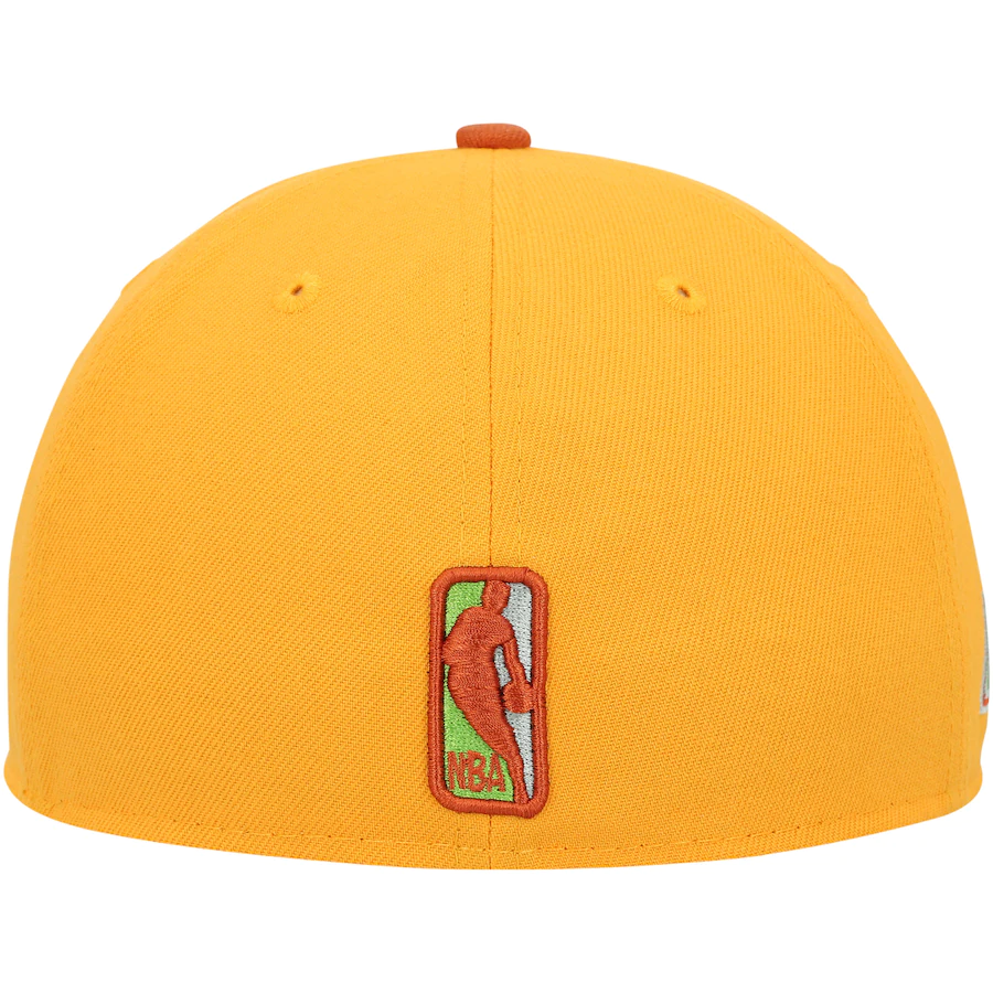 New Era Miami Heat Gold/Rust 2022 59FIFTY Fitted Hat