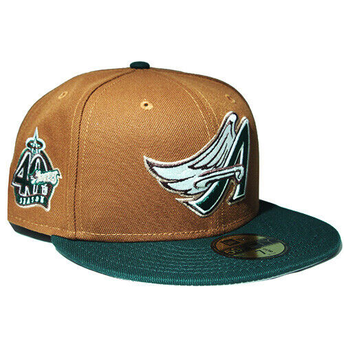 New Era Anaheim Angels Toasted Peanut/Pine Green 40th Season 59FIFTY F