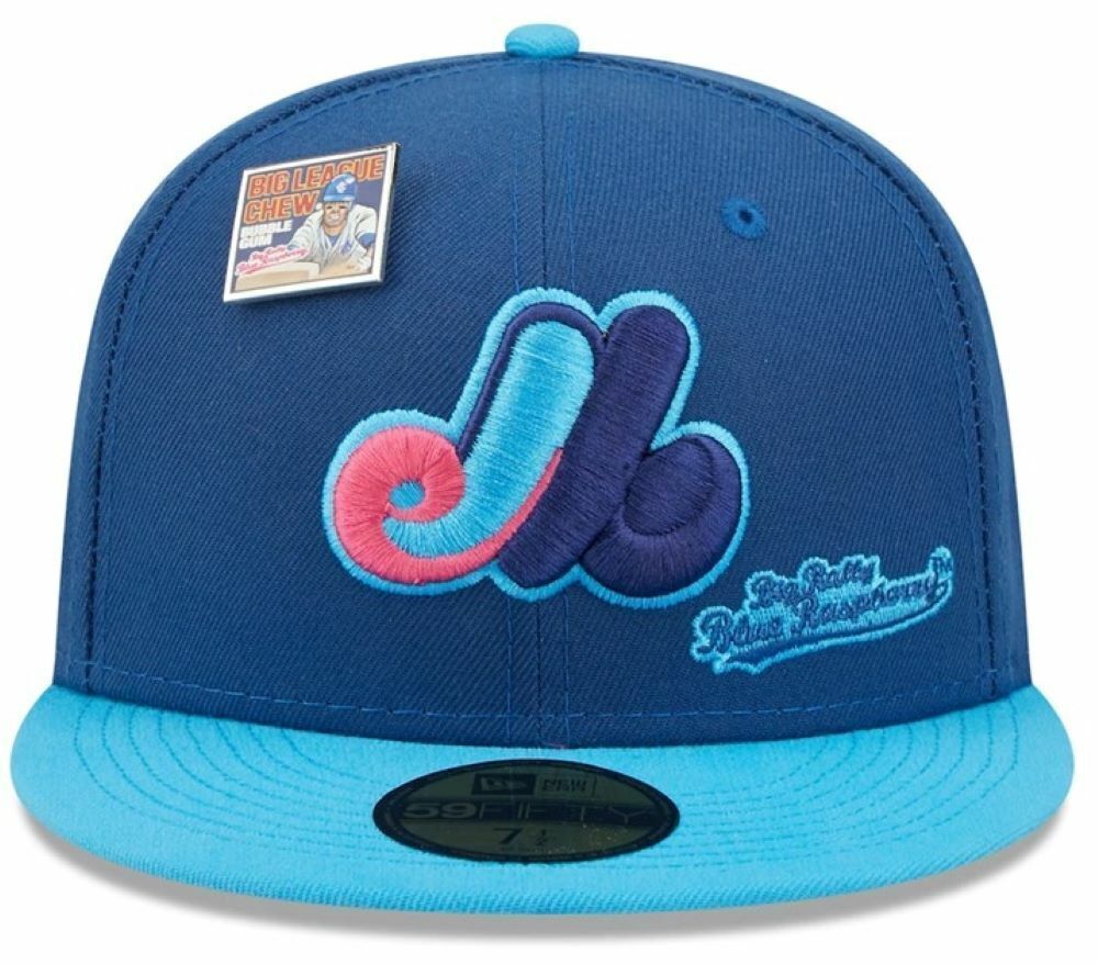 New Era MLB x Big League Chew Montreal Expos Big Rally Blue Raspberry