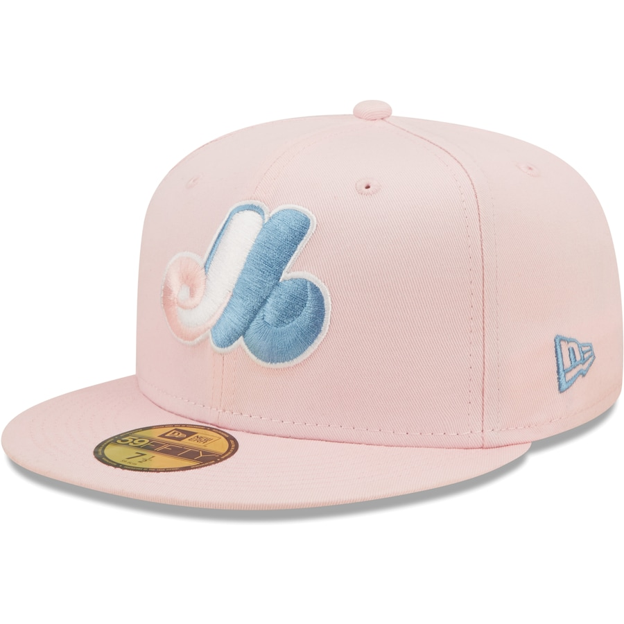 New Era Montreal Expos Pink/Sky Blue 35th Anniversary Cooperstown ...