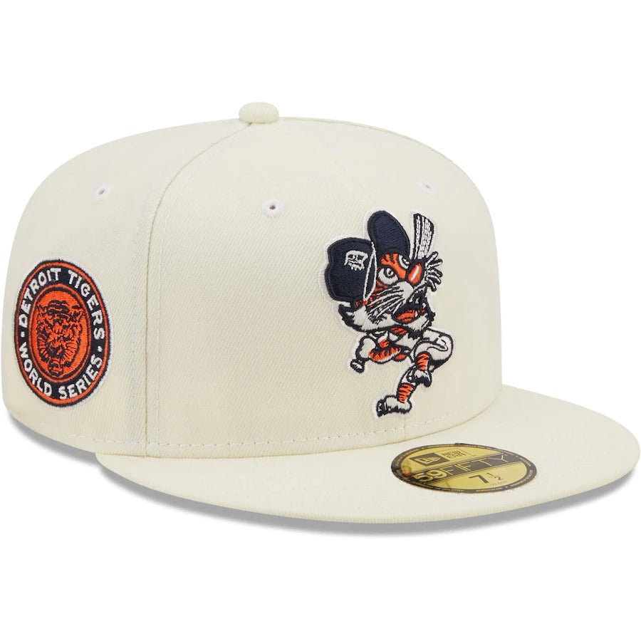New Era Detroit Tigers Cream 1968 World Series Chrome Alternate Underv