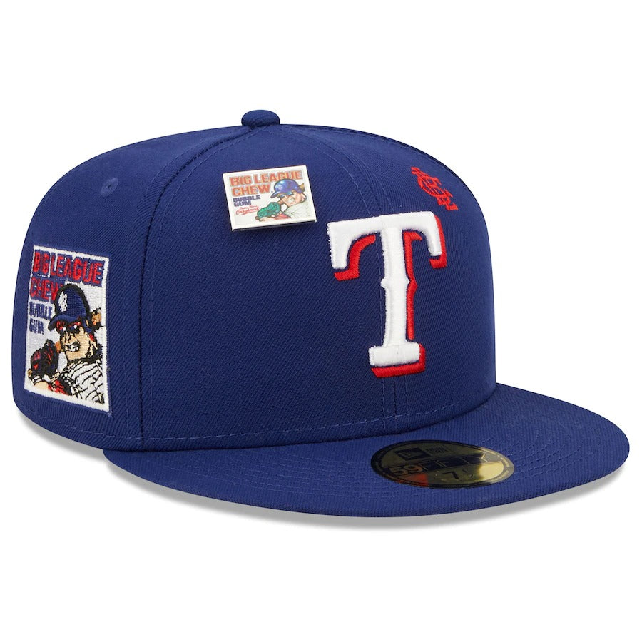 New Era MLB x Big League Chew Texas Rangers Royal 59FIFTY Fitted Hat
