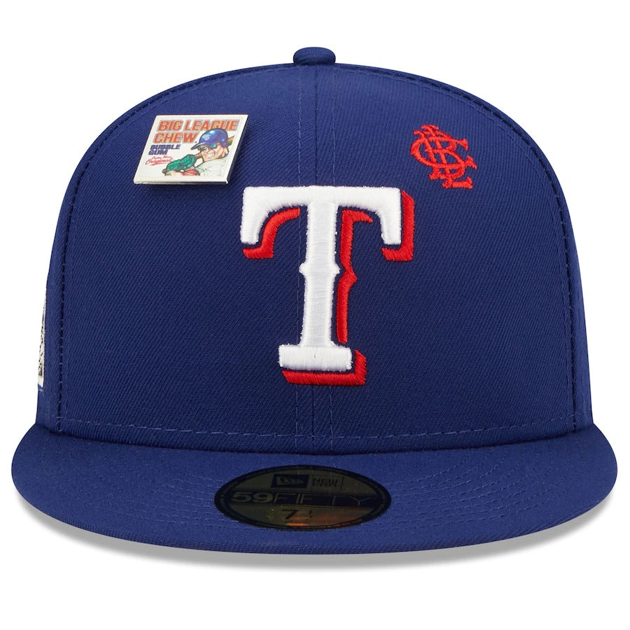 New Era MLB x Big League Chew Texas Rangers Royal 59FIFTY Fitted Hat