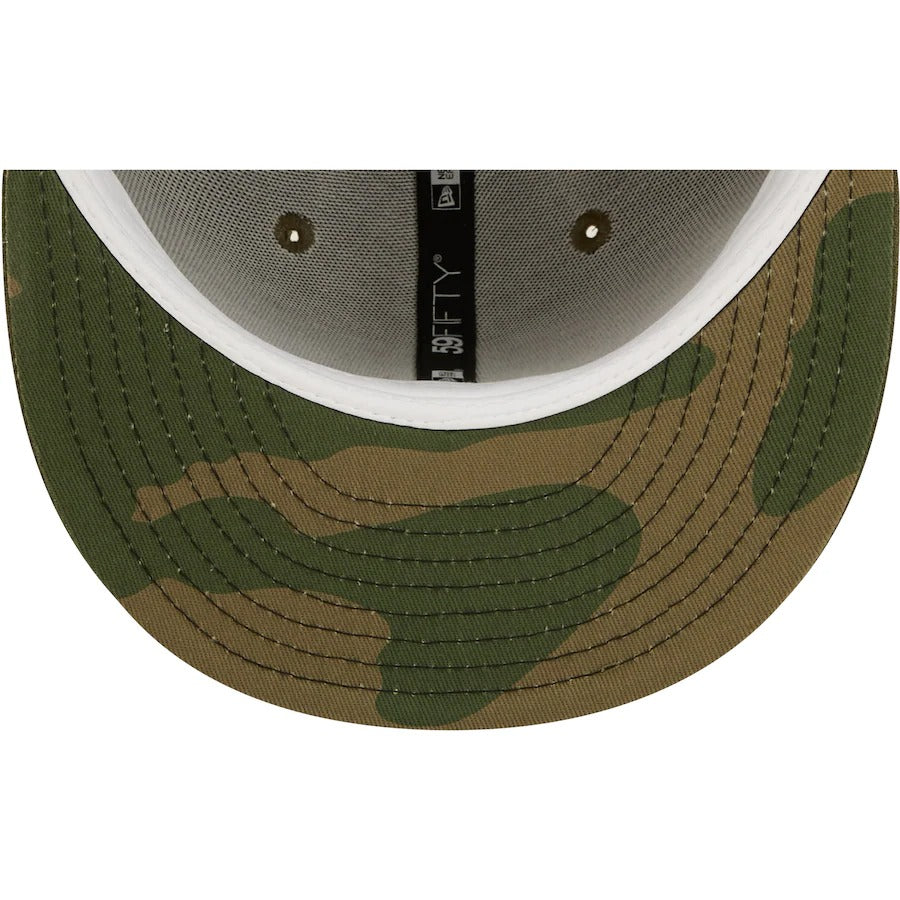 New Era Houston Oilers Olive Gridiron Classics Established 1960 Camo U