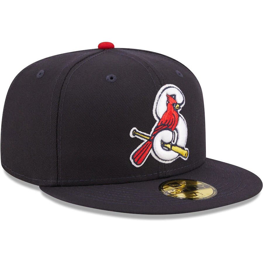 New Era Springfield Cardinals Navy Authentic Collection 59FIFTY Fitted