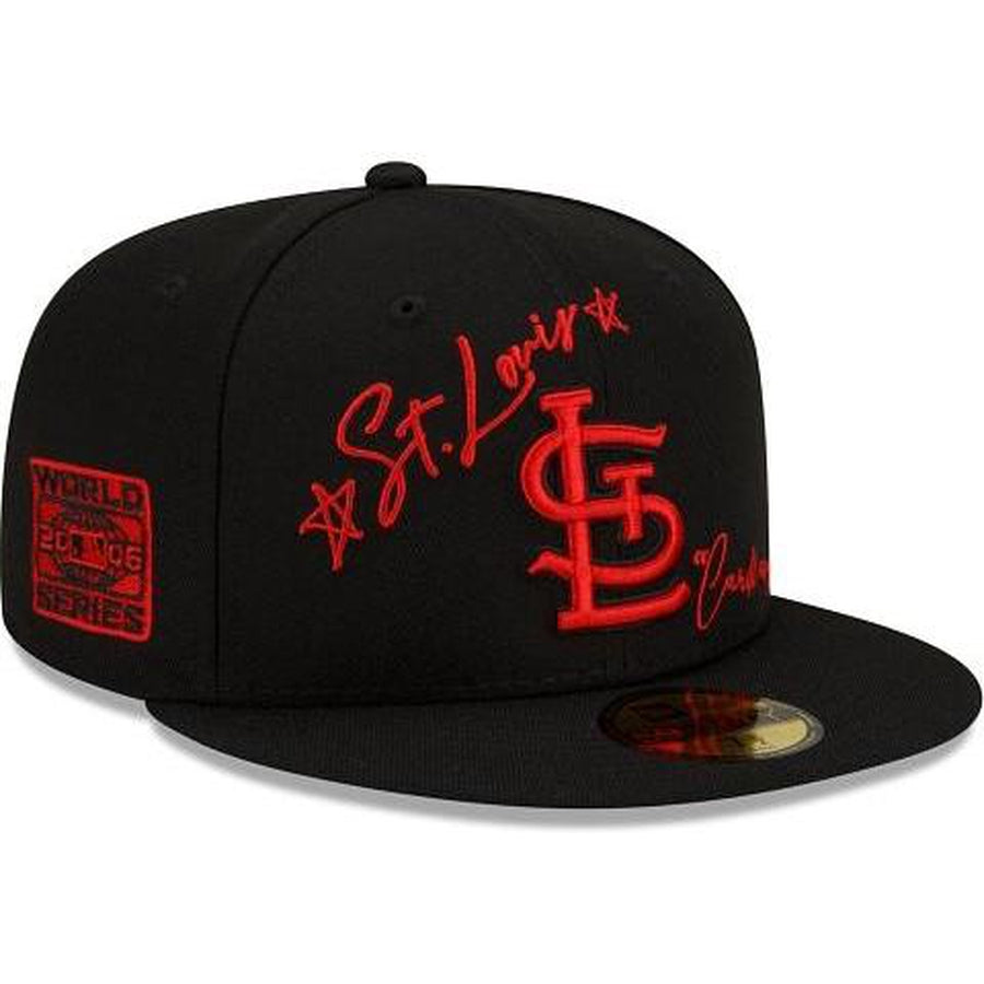 New Era St. Louis Cardinals Cursive 59fifty Fitted Hat