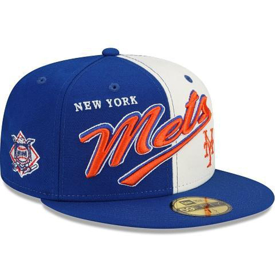 New Era New York Mets Split Front 59fifty Fitted Hat